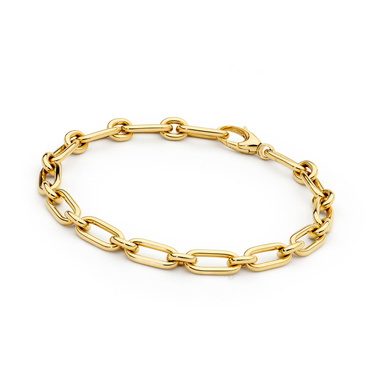 18ct Yellow Gold Chain Bracelet | Matthew Ely Jewellery